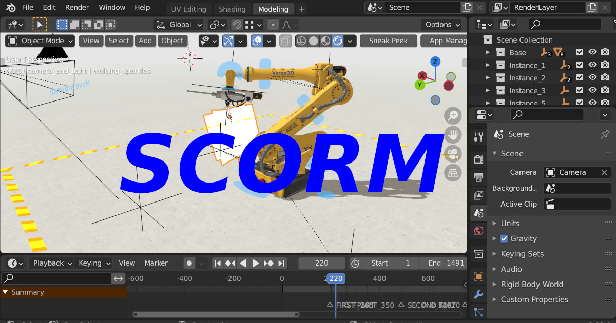 Creating SCORM-compliant e-learning content using Blender - Verge3D Wiki