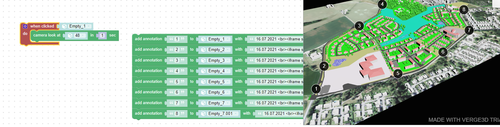Camera zoom when clicked on annotation - Soft8Soft