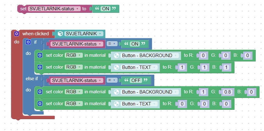 Creating a clickable button that changes color - Soft8Soft